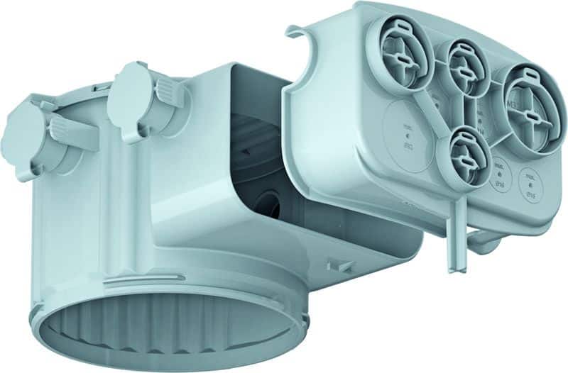 Kaiser Einbaugehäuse, HaloX® 100 Multirohreinführung 1281-15 - Online ...