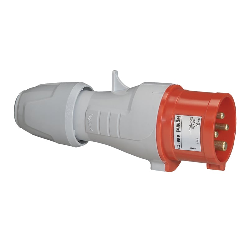 CEE-Steckdose 4P 16A 415V Rot IP44 Legrand 555128 - Online Shop für ...